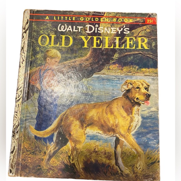 Little Golden Book | Other | Vintage Little Golden Book Old Yeller 957 ...